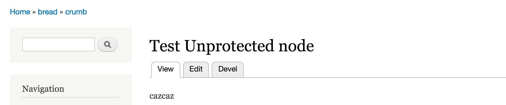 Show breadcrumbs protected node [#2650010] | Drupal.org